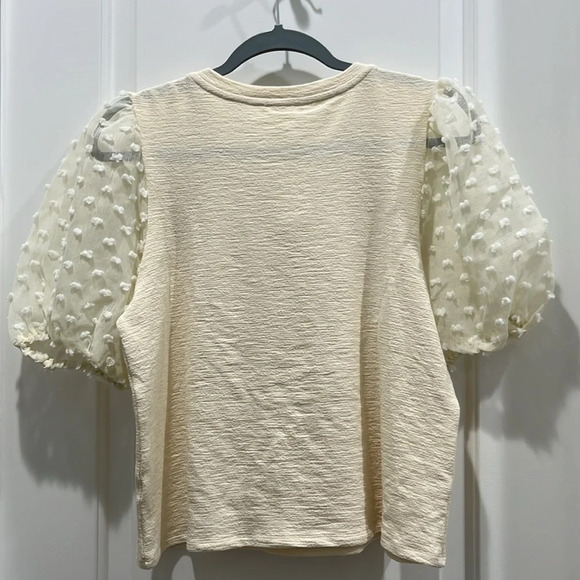 Maeve | Tops | Nwt Anthropologie Maeve Woven Puffsleeve Top Sz M | Poshmark